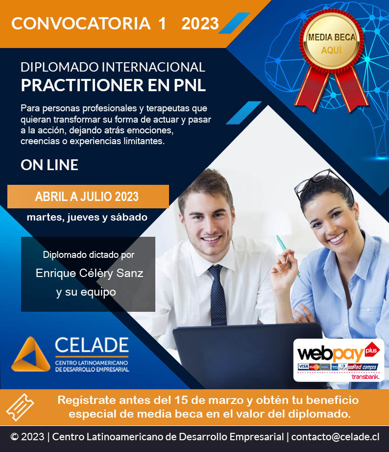 DIPLOMADO INTERNACIONAL PRACTITIONER EN PNL ONLINE 2023 | [CELADE ...